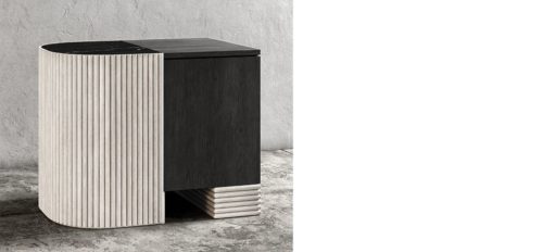 Sway Nightstand | Marble - SHINE BY S.H.O