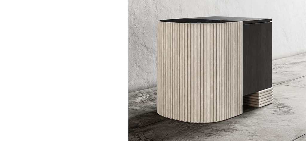 Sway Nightstand | Marble - SHINE BY S.H.O